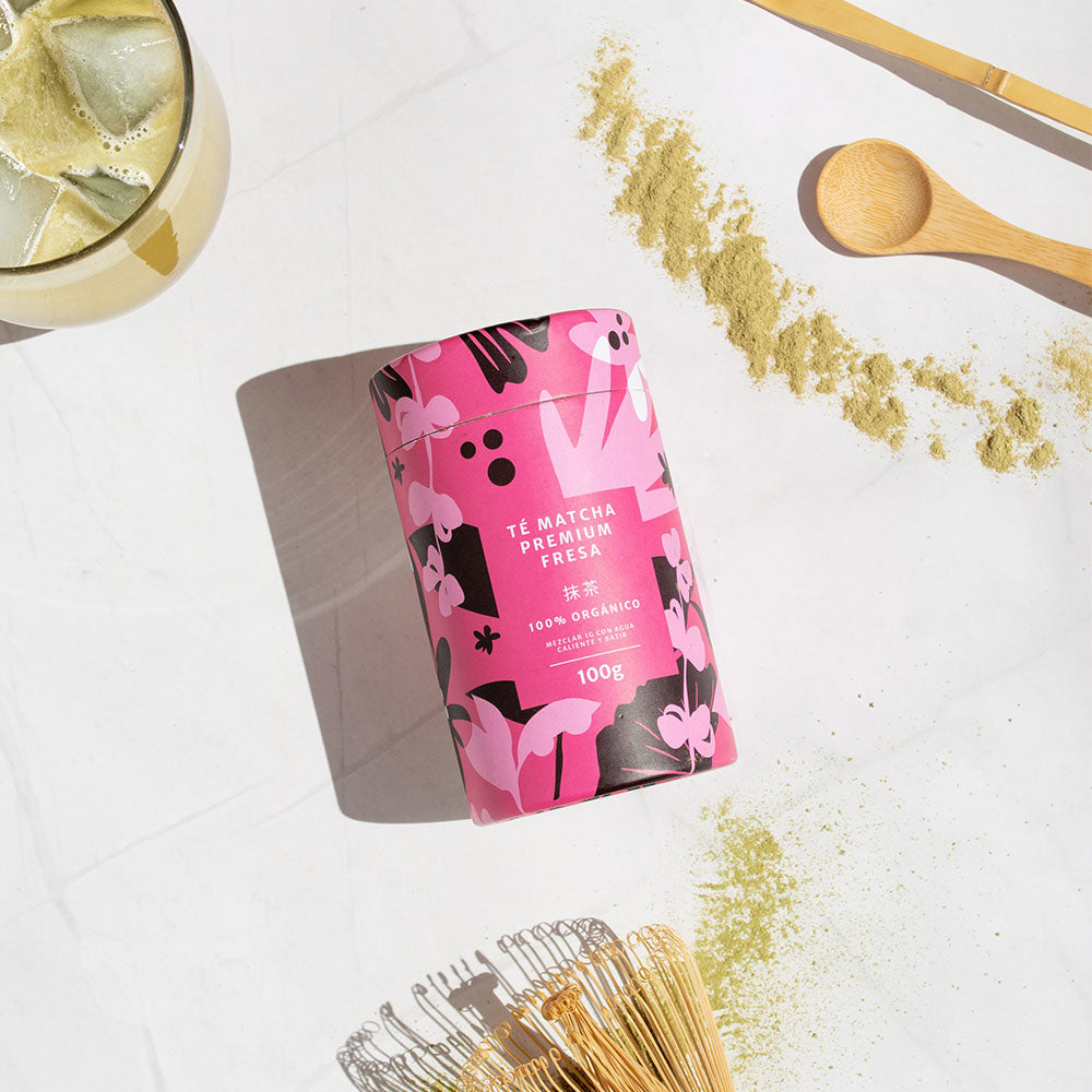 Té Matcha Premium Fresa – MATCHAFLIX