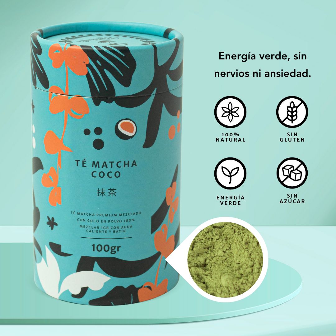 Té Matcha Premium Coco – MATCHAFLIX